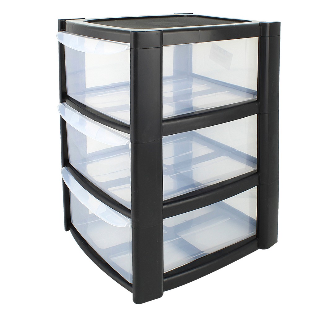 Plastic Storage Drawers Tower Unit Desktop Home Bathroom School ...